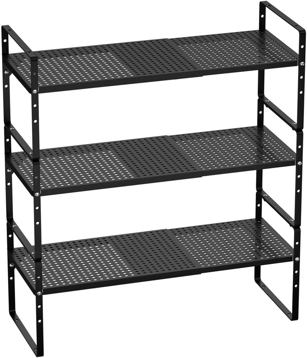 Amazon.com: Masirs Clear Stackable Shelf, Easily Organize Your Kitchen ...