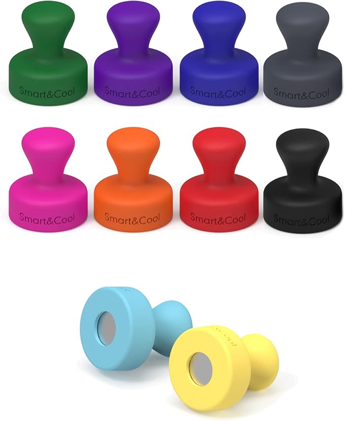 Amazon.com: SMART&COOL 10 Pack Small Silicone Anti Scratch Push Pin ...