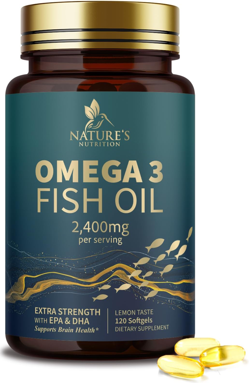 Amazon.com: Viva Naturals Triple Strength Omega 3 Fish Oil Supplement ...