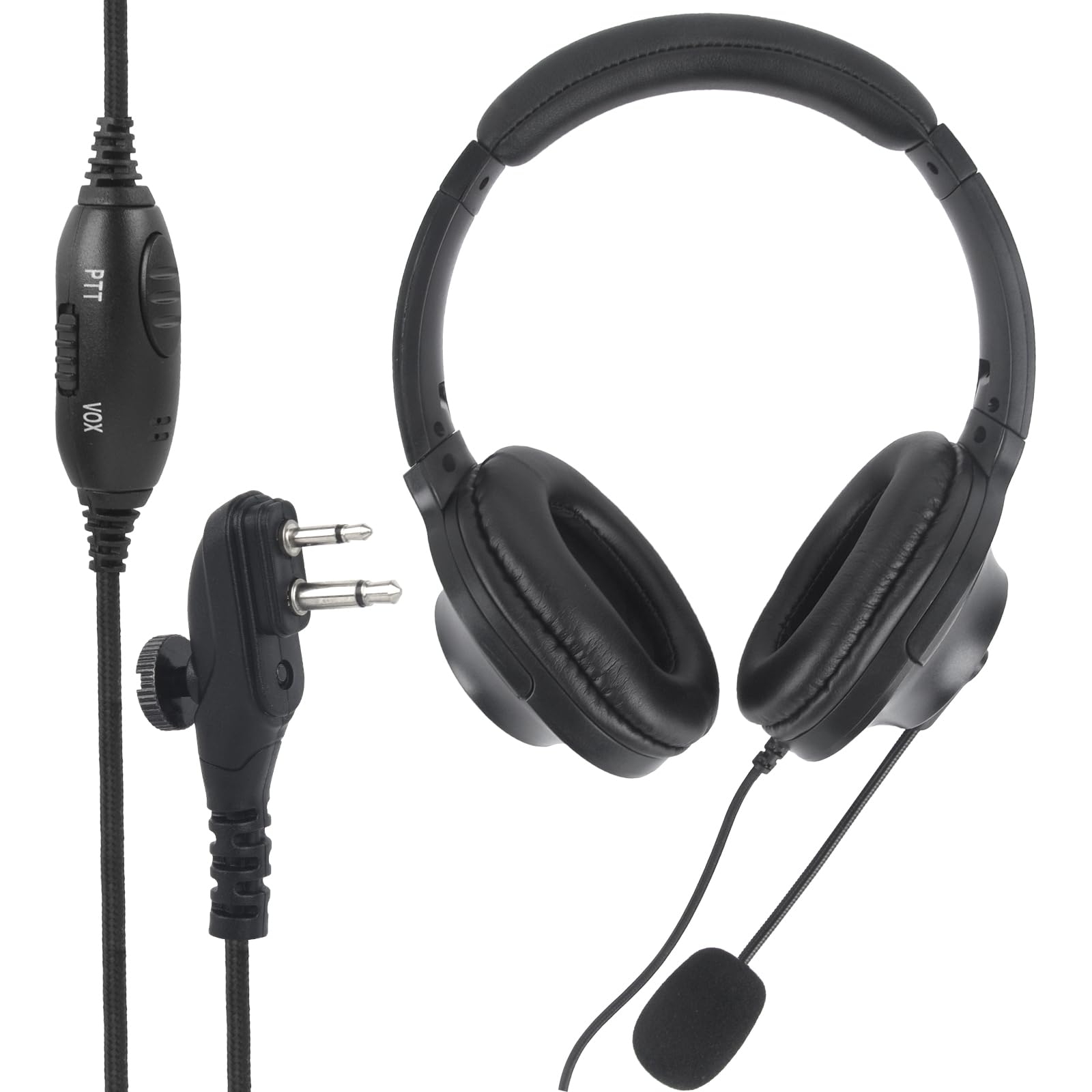 Amazon.com: JUYODE Noise Cancelling Overhead Headset Reduction ...