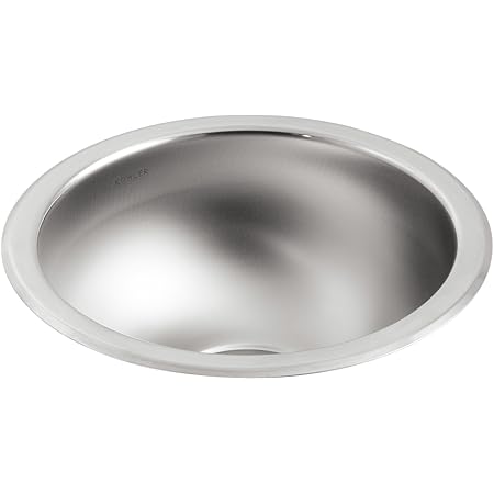 KOHLER K-3339-NA Undertone Undercounter Kitchen Sink, Stainless Steel ...