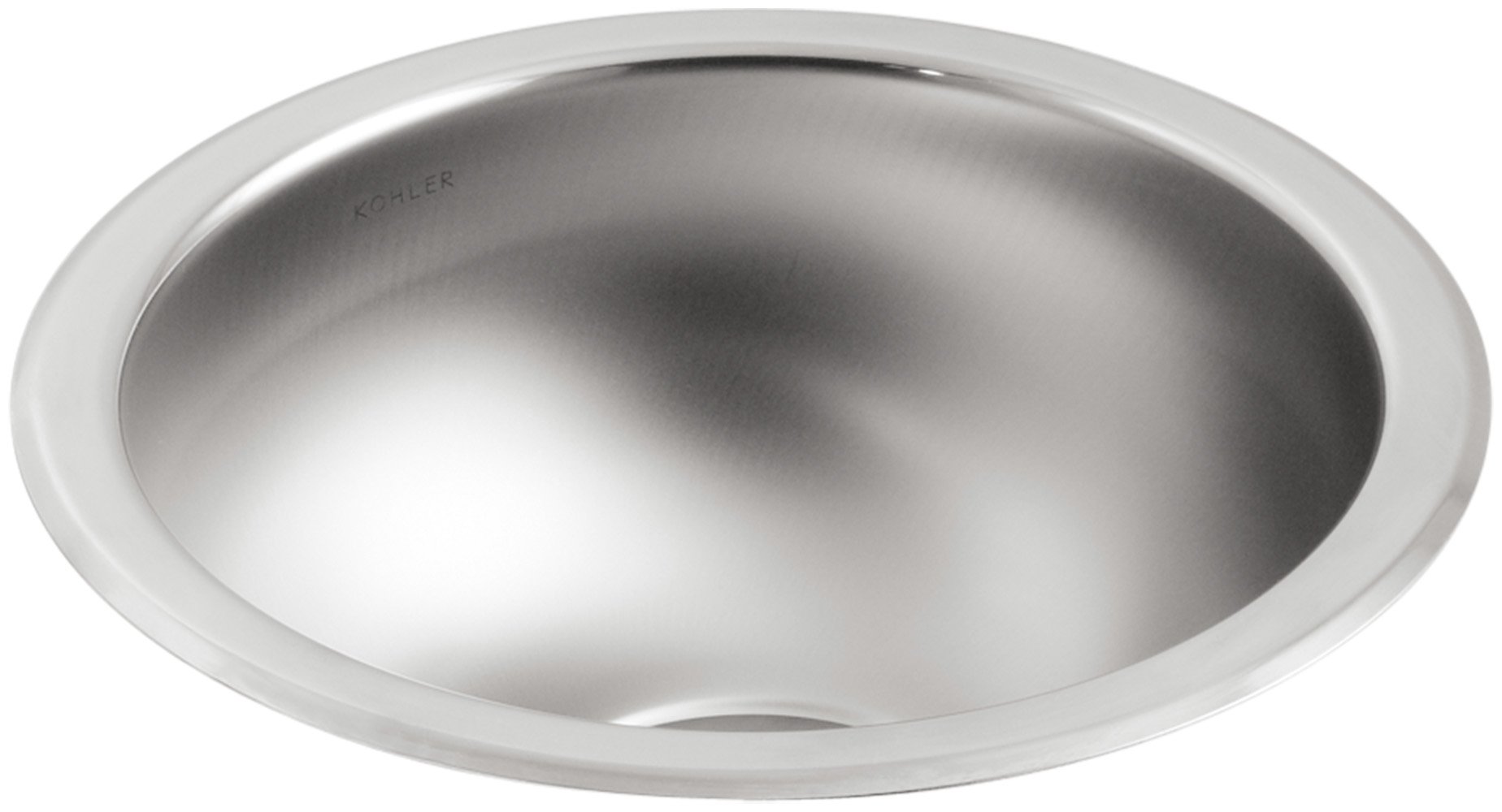KOHLER K-3339-NA Undertone Undercounter Kitchen Sink, Stainless Steel ...