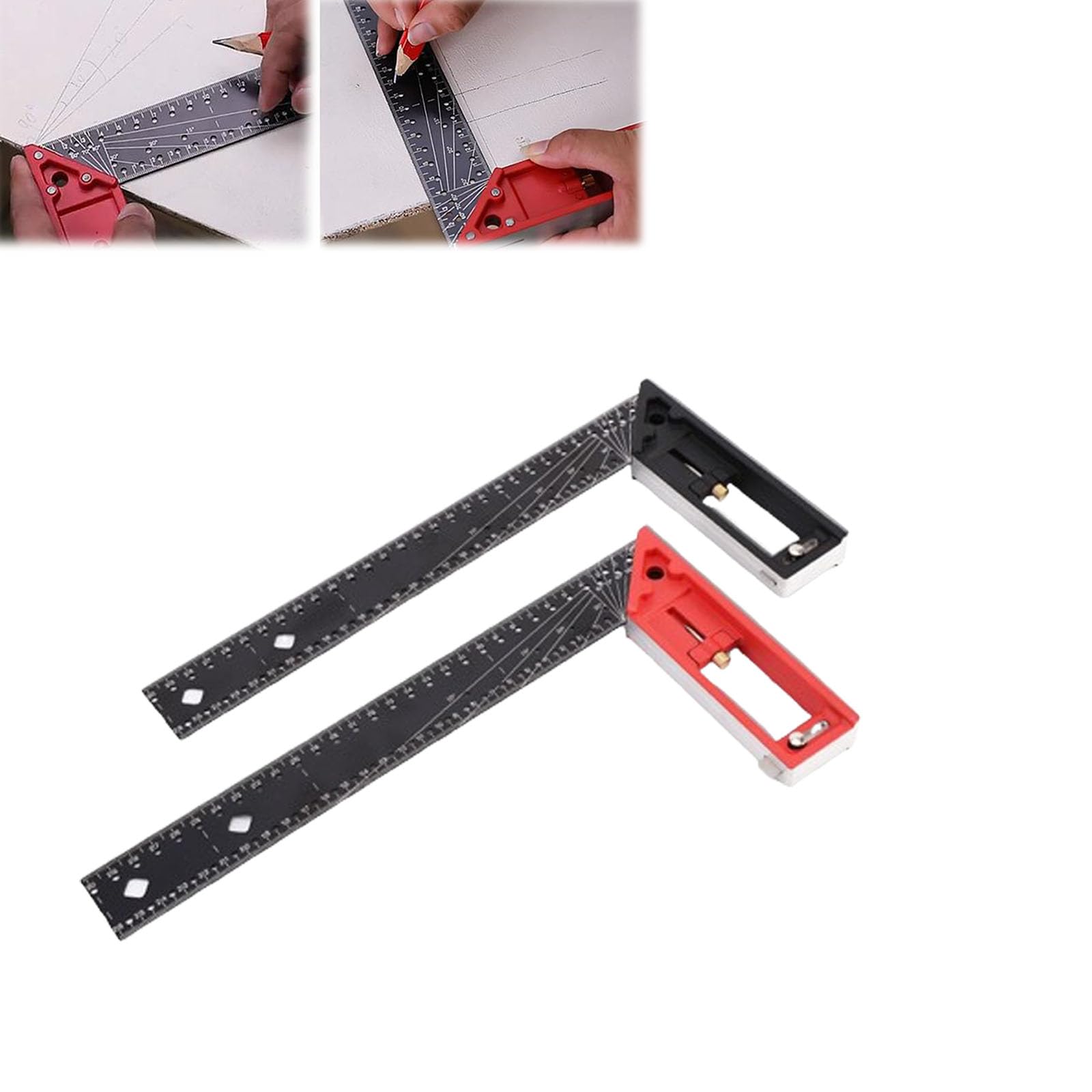 Tooltekt Woodworking Square Ruler, 2024 New Multi-angle Measuring Ruler ...
