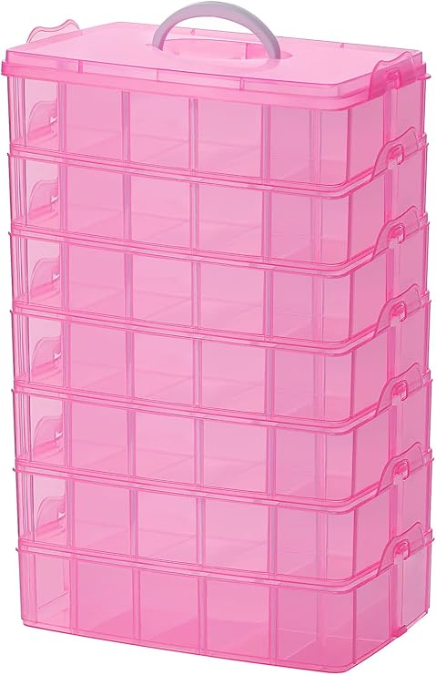 Amazon.com: Sooyee 7 Layers Stackable Storage Container, 70 Adjustable ...