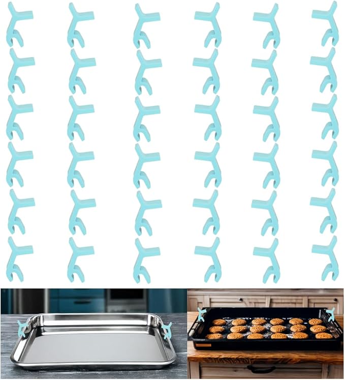 Amazon.com: 36 Pcs Baking Sheet Holder - Baking Cookie Sheet Stacking ...