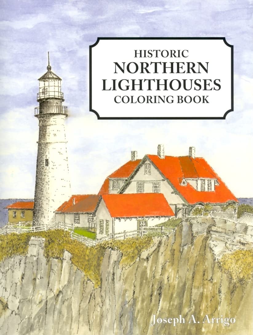Buy Historic Northern Lighthouses Coloring Book Book Online at Low ...
