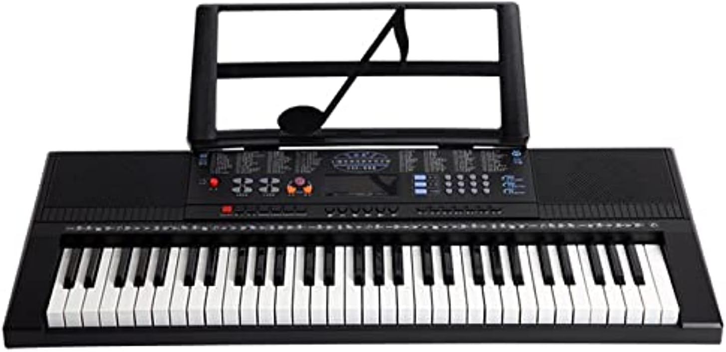 YONGMEI SD-YONGMEI1 Electronic Keyboard 61 Keys Full Size Musical Piano ...