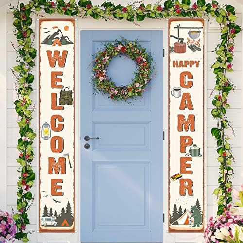 Amazon.com: Blulu Camping Themed Party Decorations Set, Big Size ...