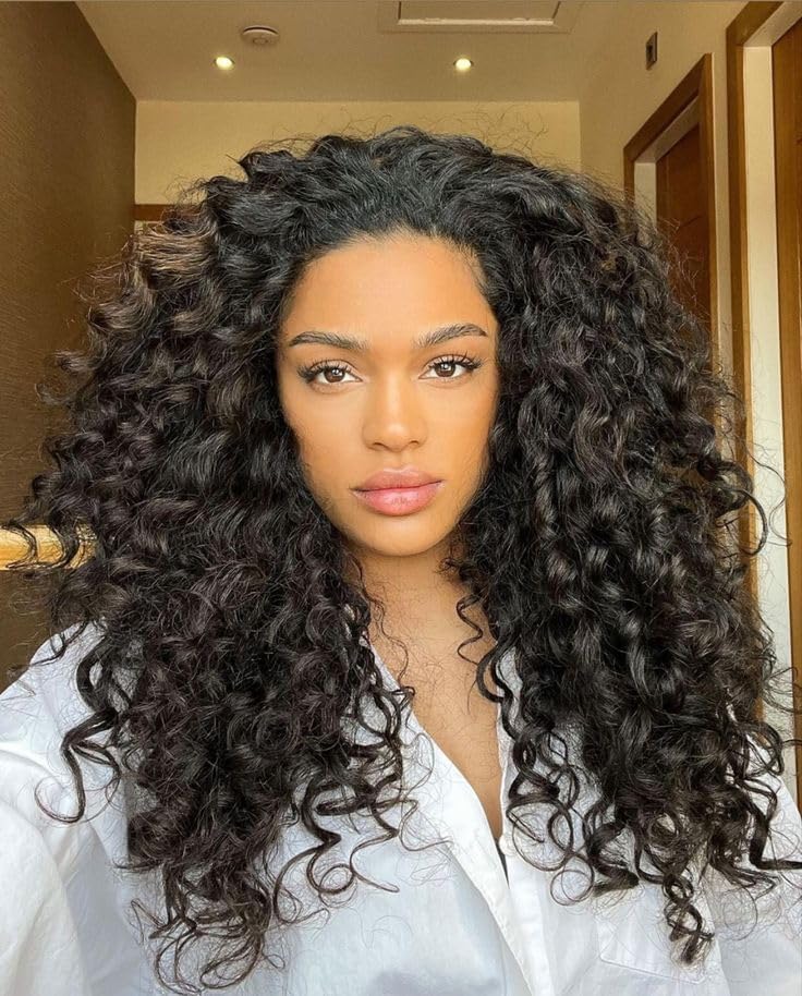 Amazon.com : Water Wavy Dark Brown Cury Hair Extensions 14in : Beauty ...