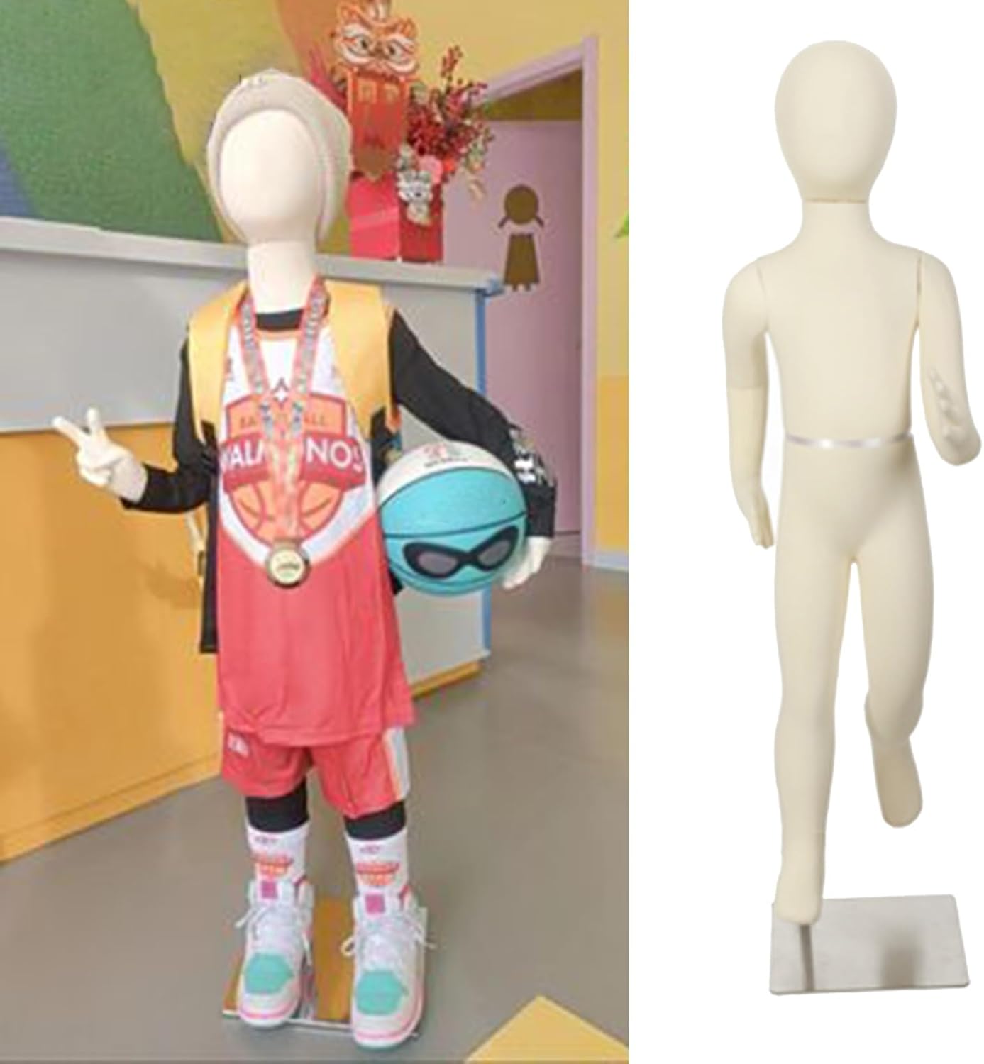 Amazon.com: ZAQYCM Child Mannequin Full Body for Sewing 1 2 3 4 5 6 7 8 ...