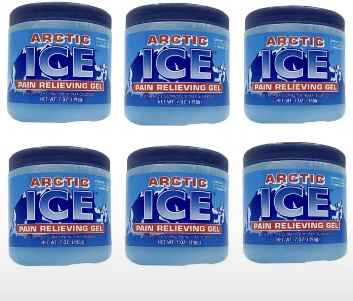 Amazon.com: Arctic Ice Pain Relieving Gel 7 oz (Pack of 6) : Health ...