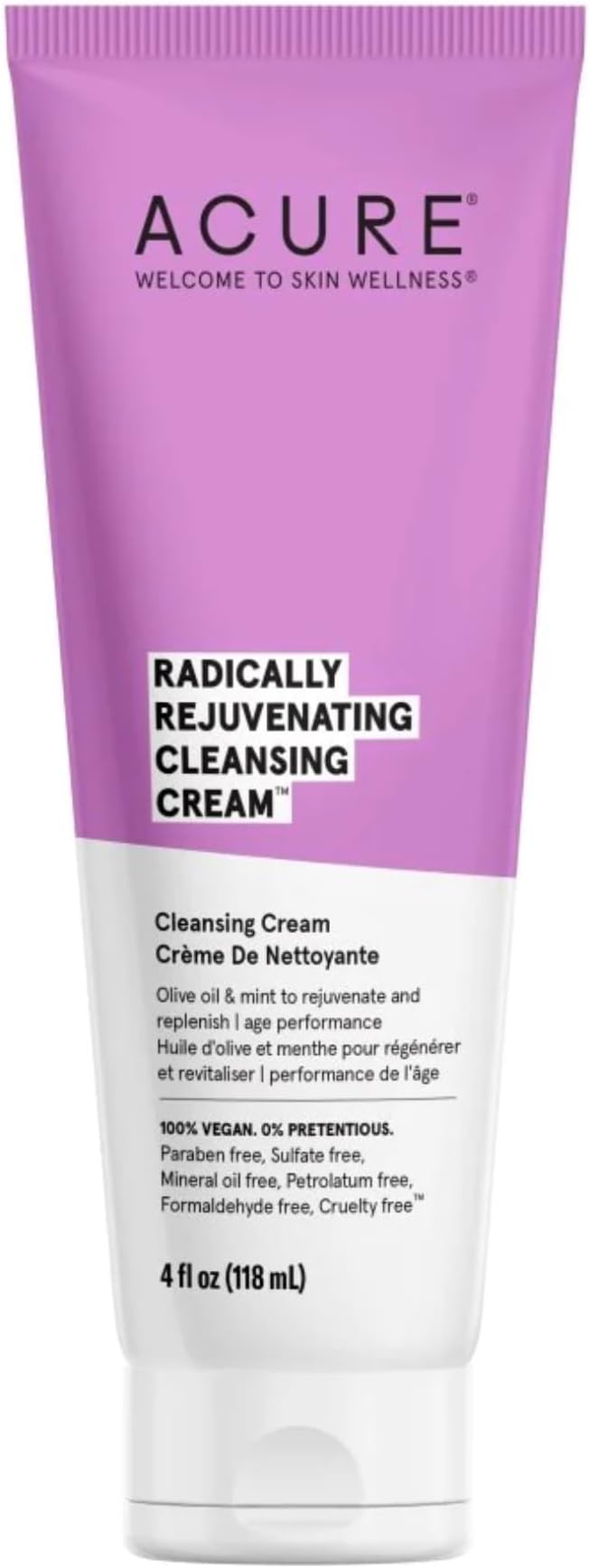 Amazon.com: Acure Radically Rejuvenating Cleansing Cream - Foaming ...