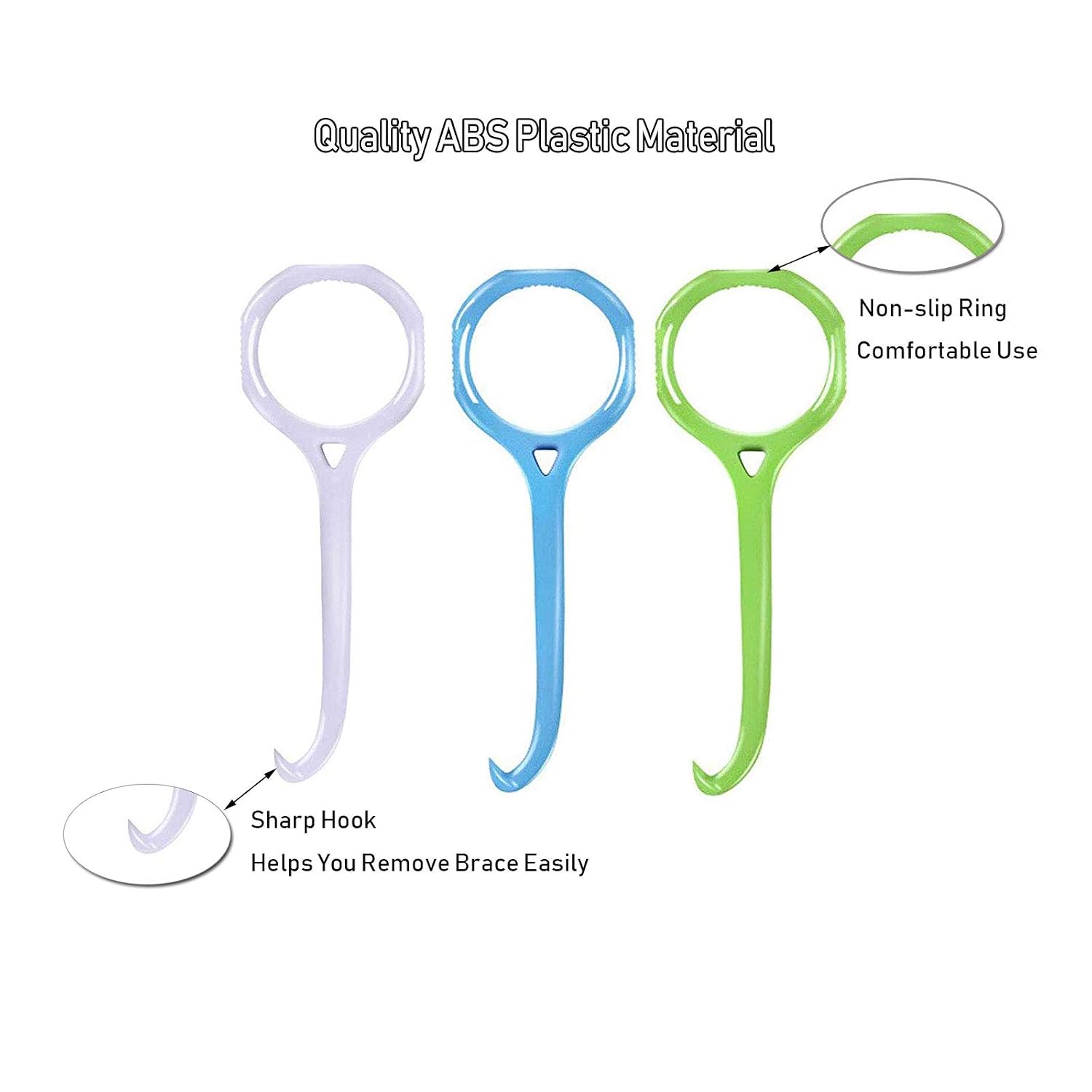 Aligner Remover Tool and Dental Elastic Rubber Bands Placers for Braces ...