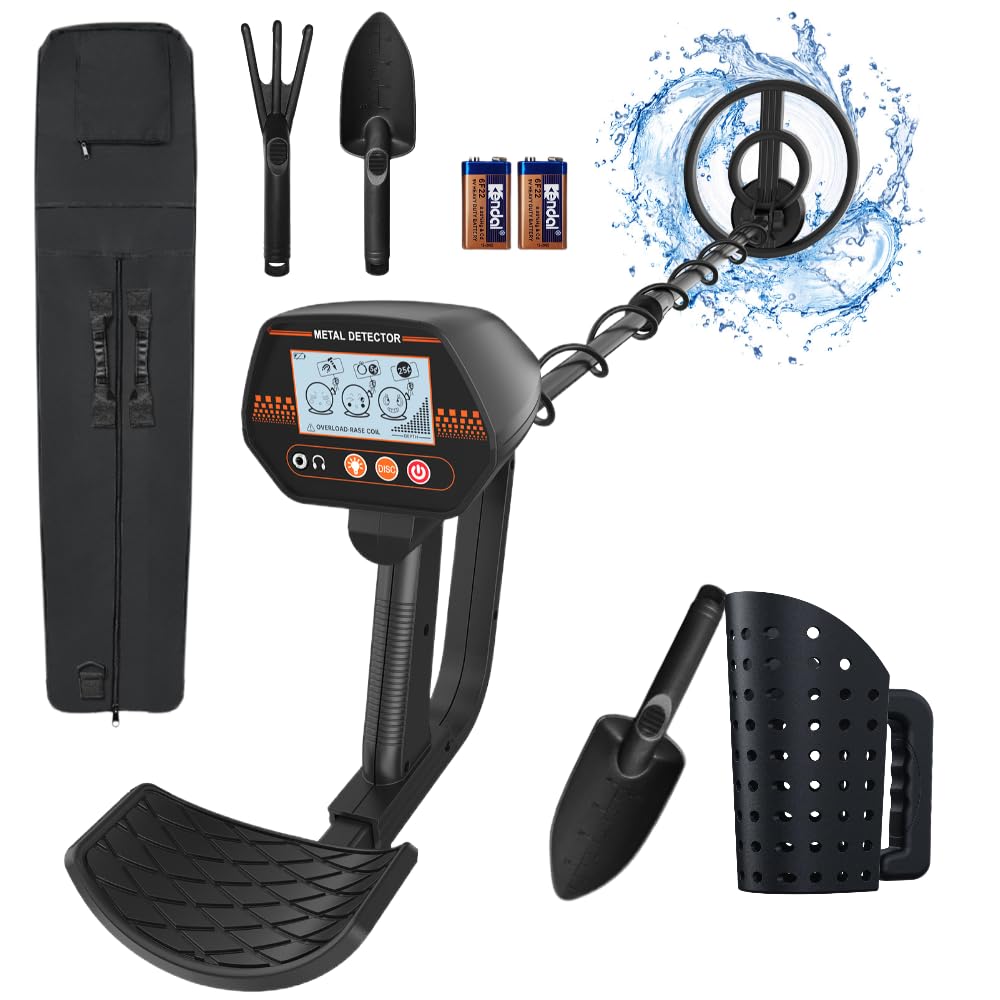 Amazon.com : Metal Detector for Kid with Backpack, Sand Scoop, Rake and ...