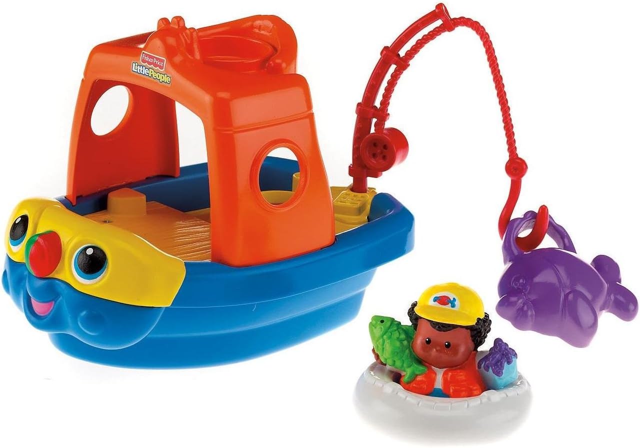 Amazon.com: Fisher-Price Little People Sail 'n Float Boat : Toys & Games