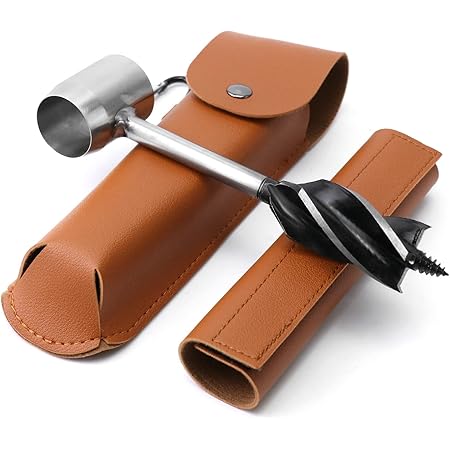 QWORK Handbohrmaschine, Holzbearbeitung Handbohrer manuelle ...