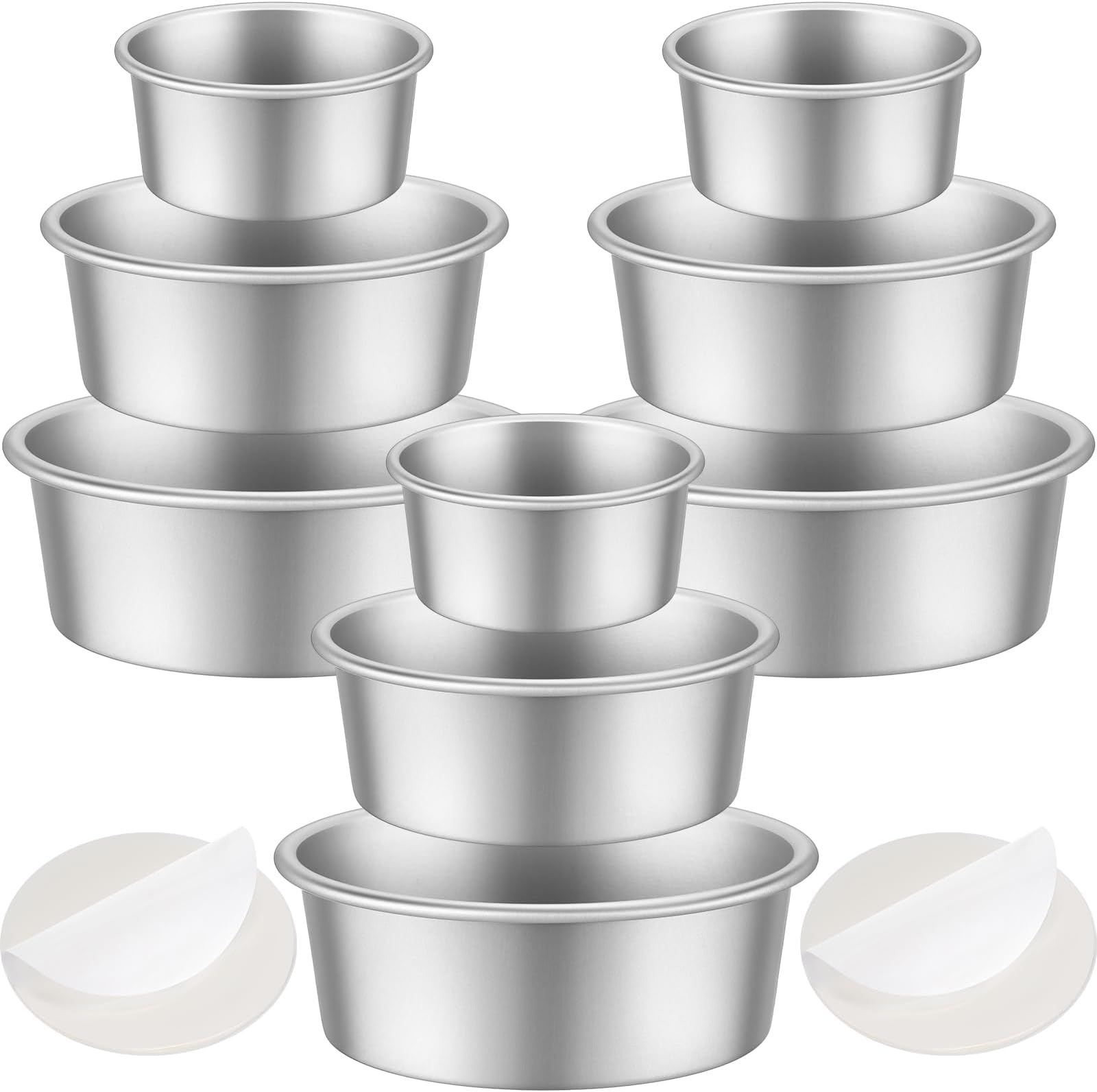 Amazon.com: Wilton Performance Pans Aluminum Round Cake Pan, Small and ...