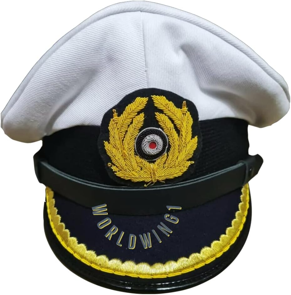 Amazon.com: WWII German Navy U-Boat Senior Officer (Kriegsmarine) Visor ...
