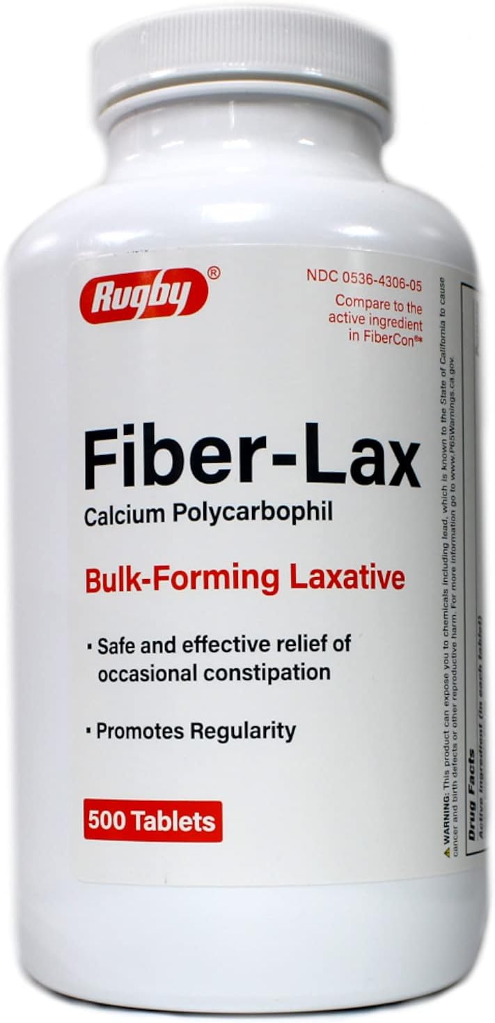 Buy Fiber-Lax Tablets 500 Mg, 500 ea Online at Lowest Price in India ...