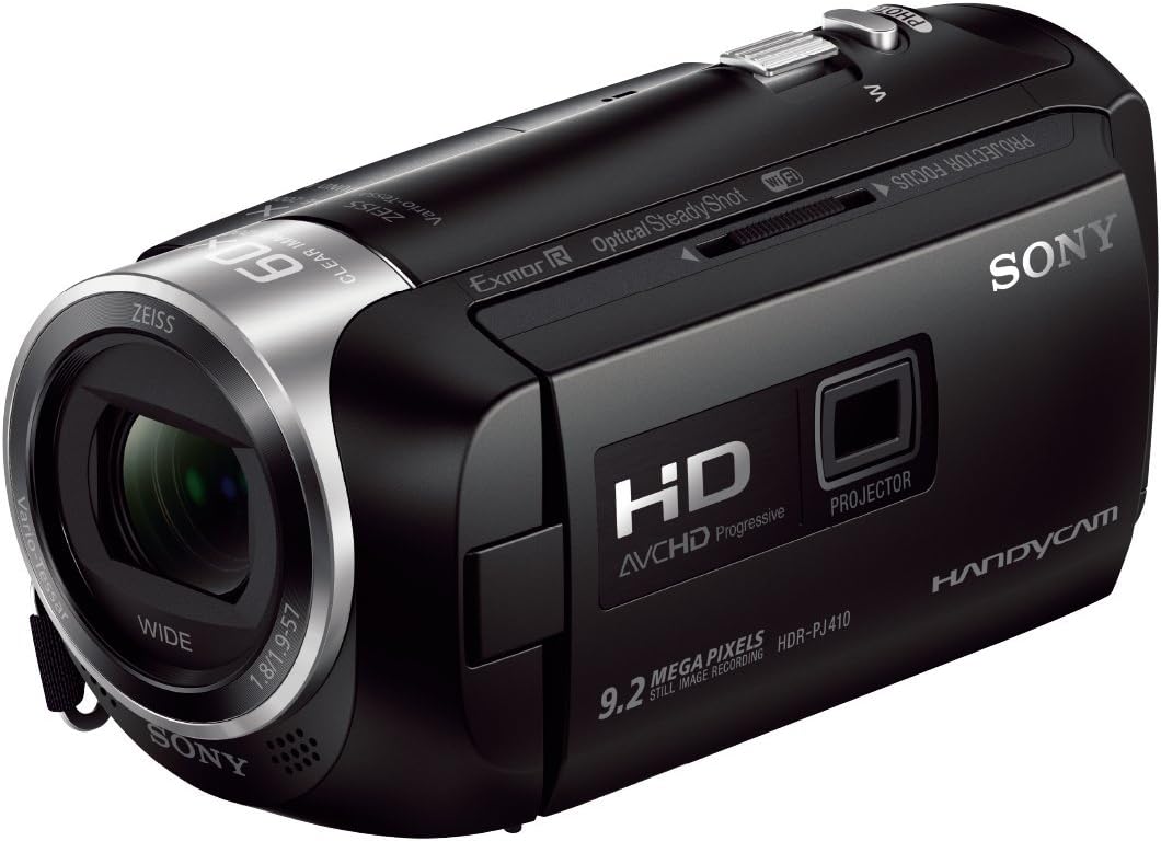 Sony HDR-PJ410 Full HD Camcorder with Built-In Projector (30x Optical ...