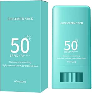 Portable Sunscreen Stick - Gentle Long Lasting Sunscreen SPF 50+, UV ...