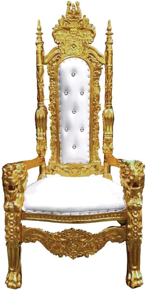 Amazon.com - EventStable King Wood Throne Chair - Premium Party Throne ...
