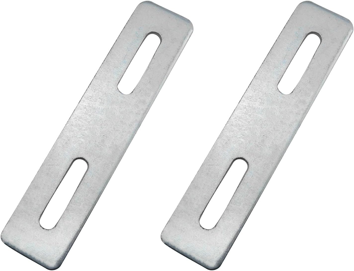 Amazon.com: JCBIZ 2PCS Black Stainless Steel Strap Straight Repair ...