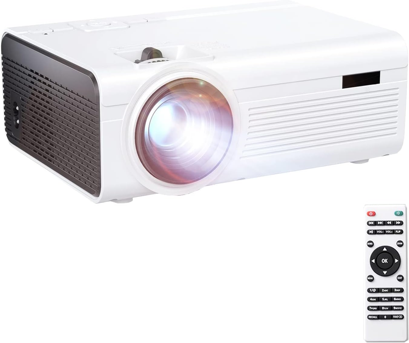 Amazon.com: Projector,120" Mini Video Projector for Phone, 55000 Hours ...