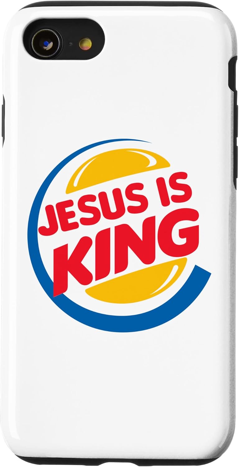 Amazon.com: iPhone SE (2020) / 7 / 8 Jesus is King | Funny Spiritual ...
