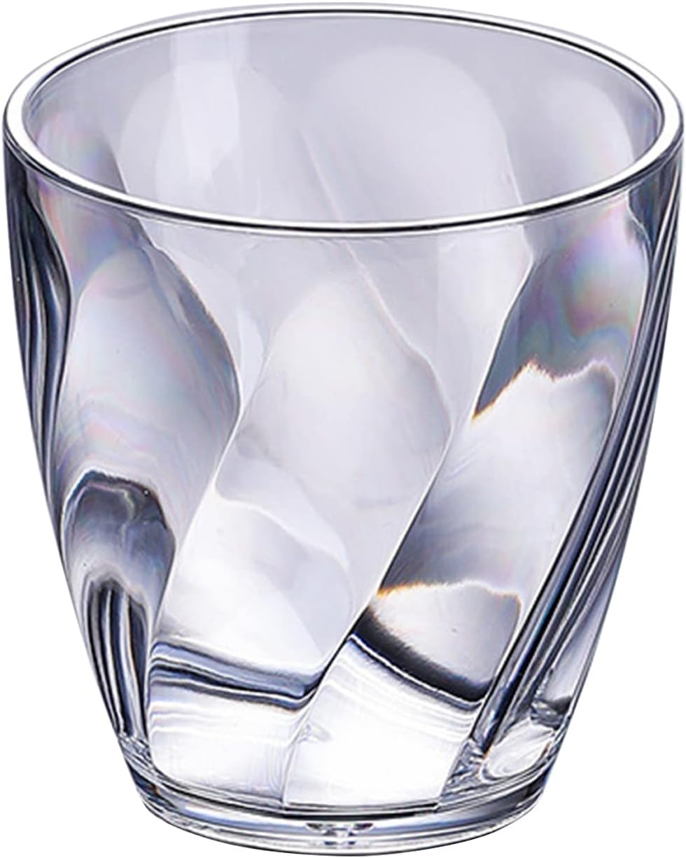 LfrXtra 310ml Acrylic Drinking Glasses Unbreakable Wine Champagne Glasses Shatterproof Water ...