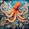 Amazon.com: SENQAO Animal Diamond Painting Kits for Adults, Octopus DIY ...