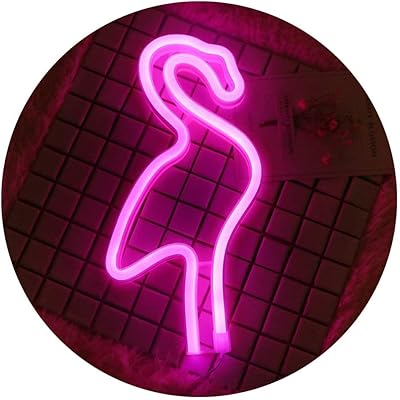 Pink Flamingo Neon Light Lamp Flamingo Neon Signs Night Lights LED Neon ...