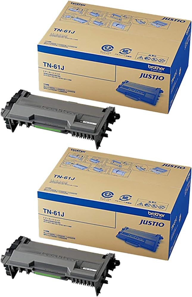 Amazon | BROTHER 純正品 TN-61J / TN61J トナーカートリッジ 【 2本セット 】 | ブラザー工業 | トナーカートリッジ 通販