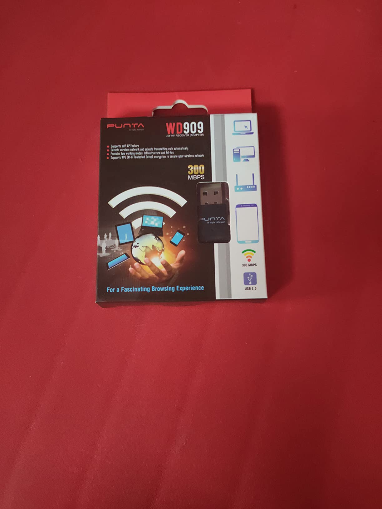 Punta WiFi USB Dongle/Adapter (1 Year Warranty) : Amazon.in: Computers ...