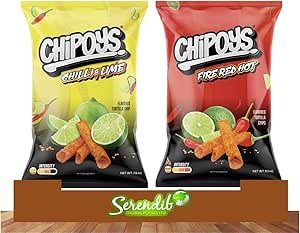 Chipoys Tortilla Chips Mix (Pack of 4) | Chilli & Lime Flavour (2 Packs ...