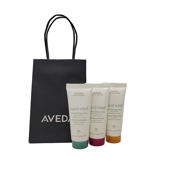 Amazon.com : Hand Cream Aveda LIMITED-EDITION Hand Relief Trio Travel ...
