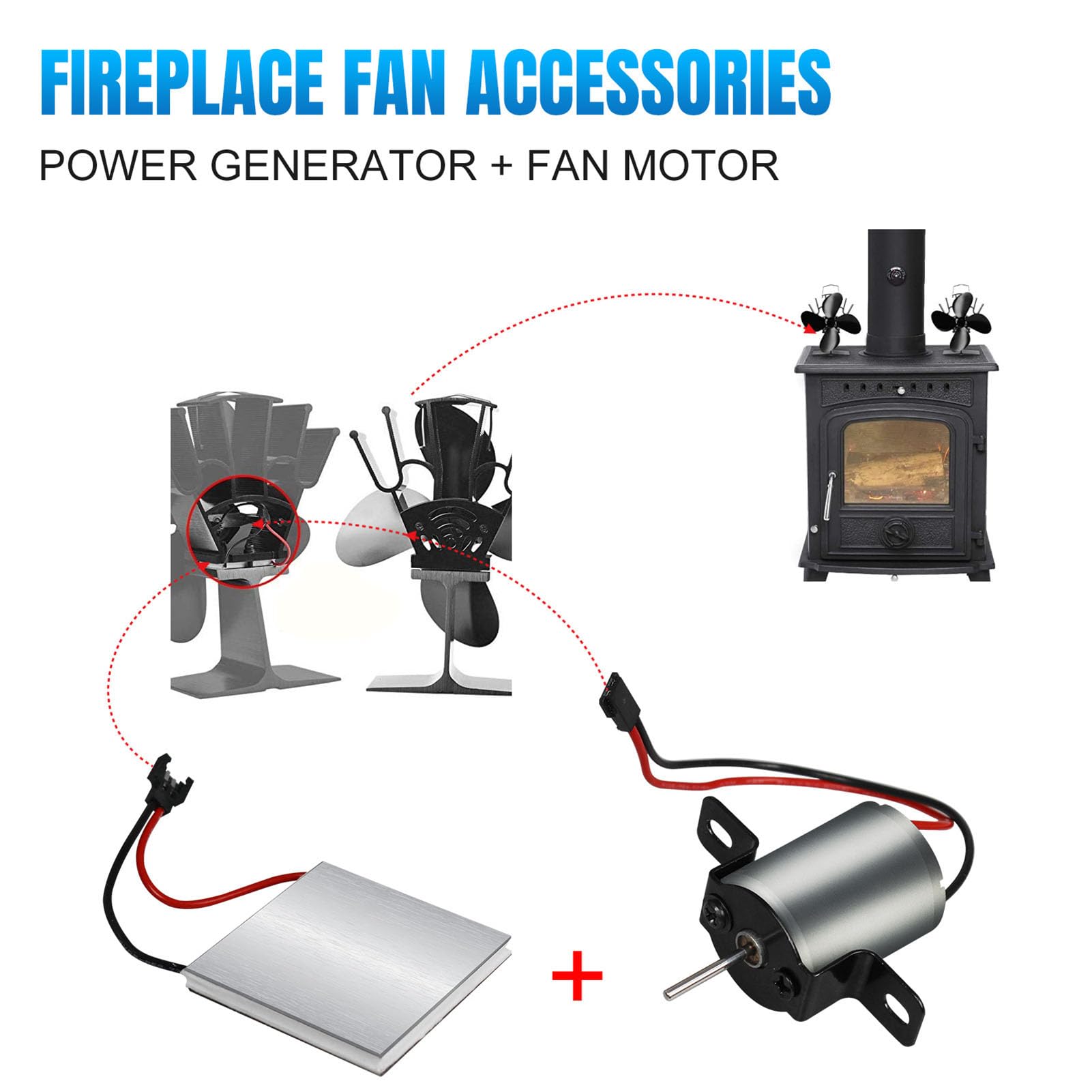 Thermoelectric Power Generator Stove Fan Köp Sheet Heat Conduction ...