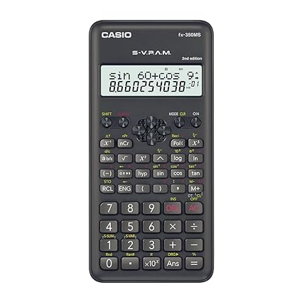 Casio Fx-350Ms 2Nd Gen Non-Programmable Scientific Calculator, 240 ...