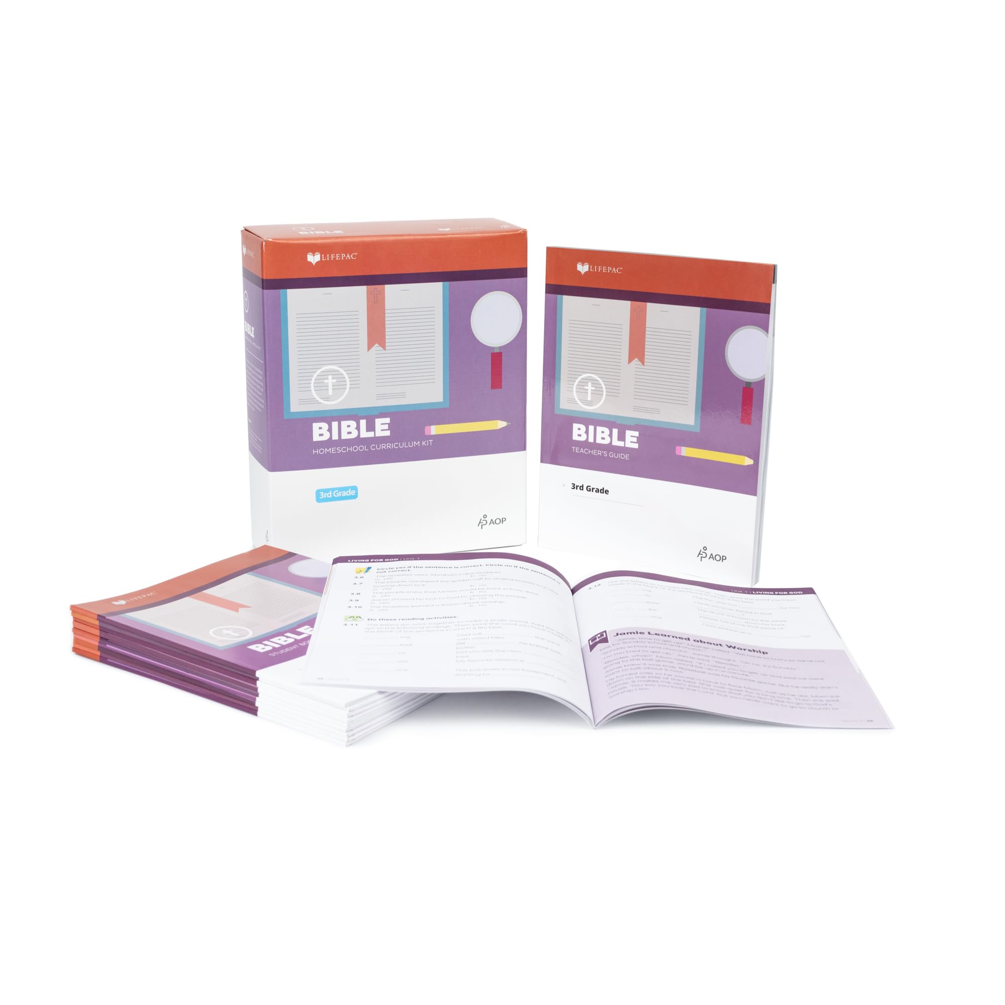 LIFEPAC 3rd Grade Bible Box Set: Publications, Alpha Omega ...