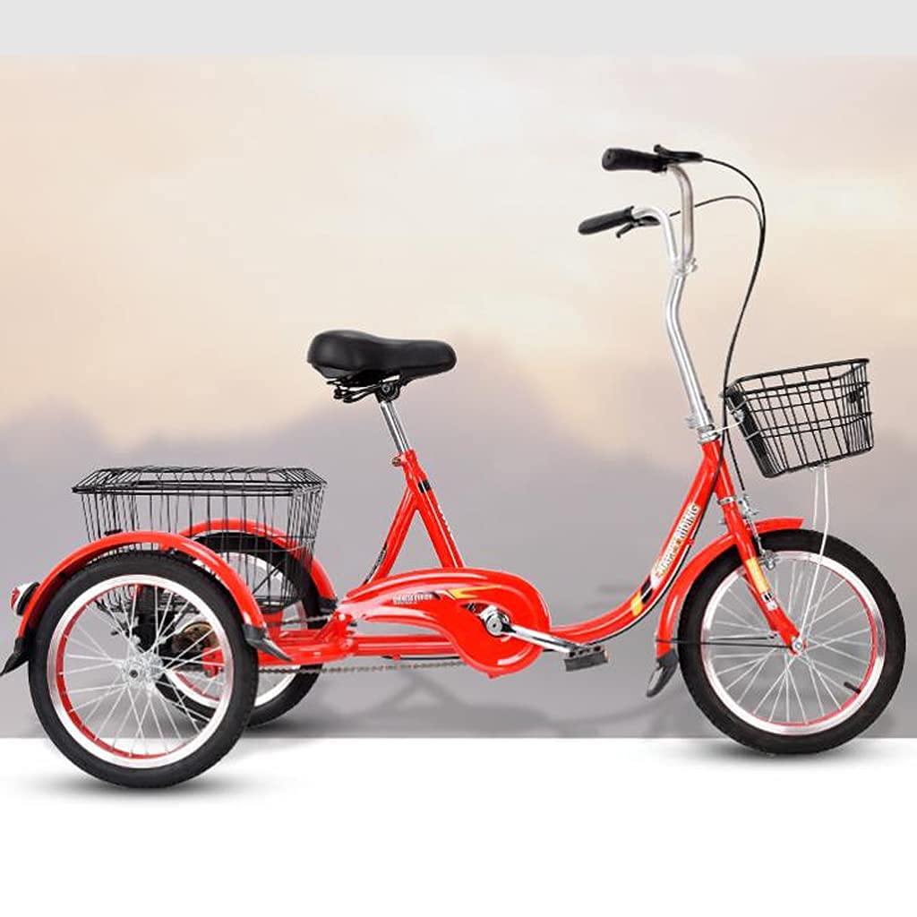 Buy PAKUES-QO Adult Tricycles Adult Trikes, 3 Wheel Bikes, Three ...