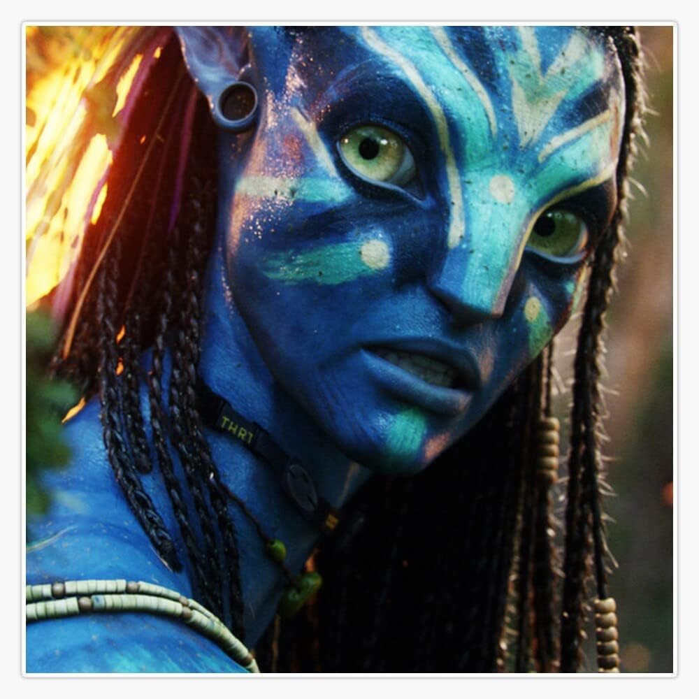 Amazon.com - Avatar- Blue Alien- Movie- Photograph Bumper Sticker Vinyl ...