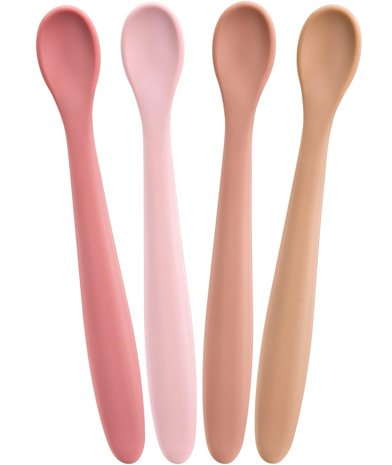 Amazon.com: Best Soft Silicone Baby Spoons Dishwasher-Safe Silicone ...
