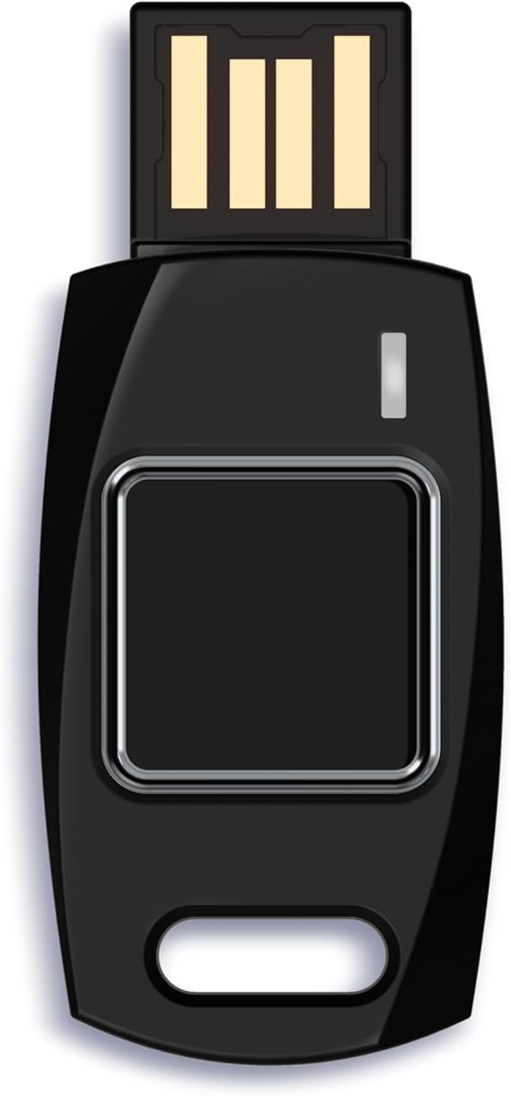 Amazon.com: Passkey Windows Hello FIDO2 U2F Fingerprint Security Key ...