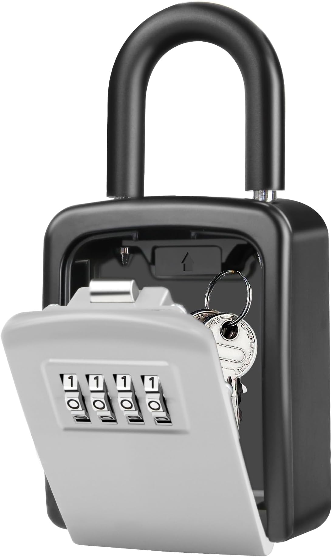 Amazon.com: Key Lock Box, [No Installation Require] 4 Digit Combination ...