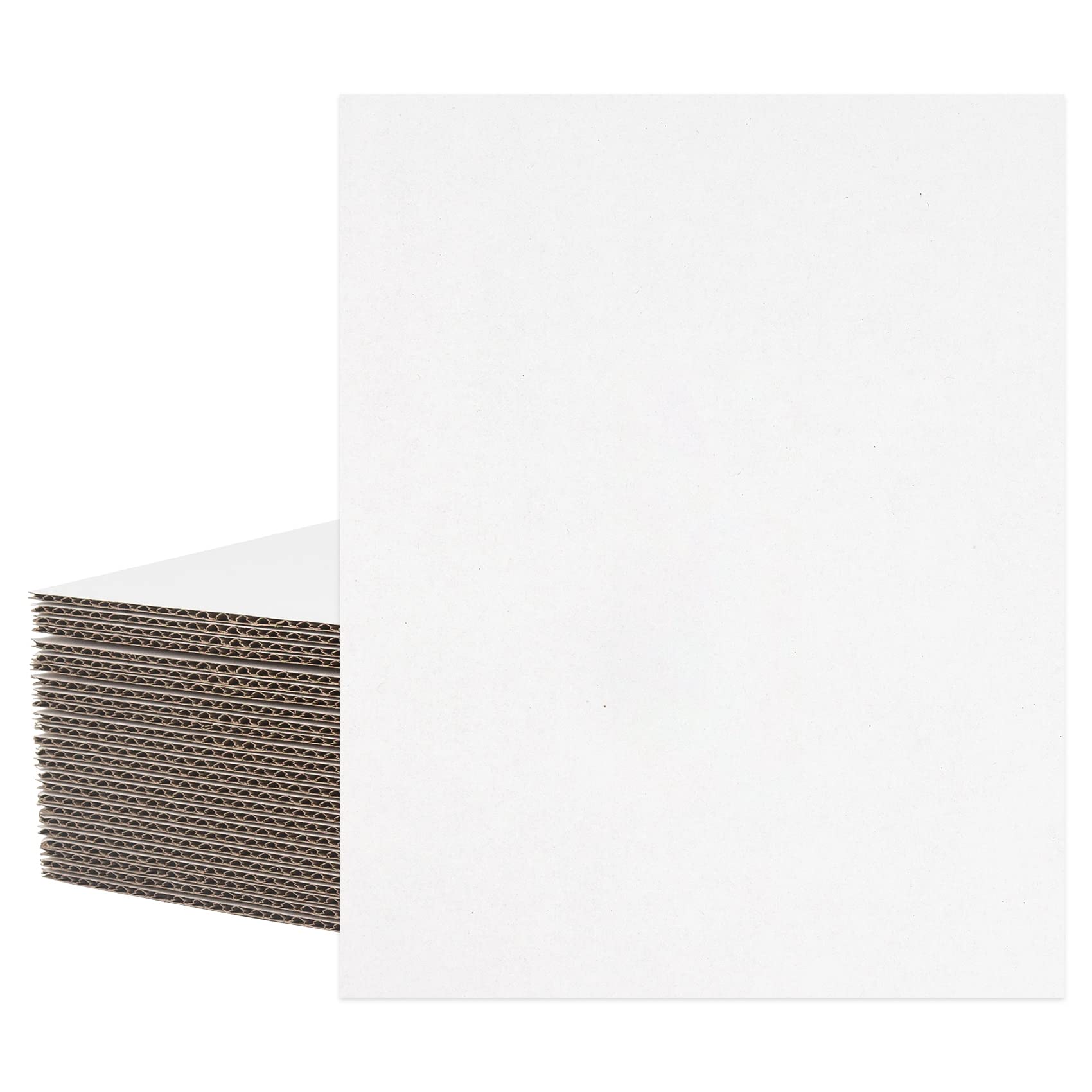 Amazon.com: Mat Board Center, 25 pack 16x20 Corrugated Cardboard sheet ...