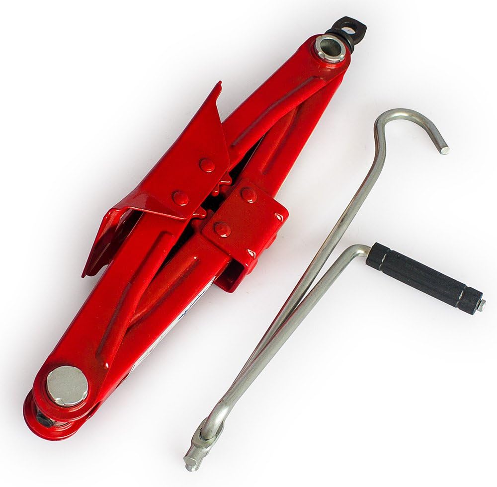 Panana 2 Ton Car Van Garage Home Emergency Wind Up Handle Scissor Jack ...