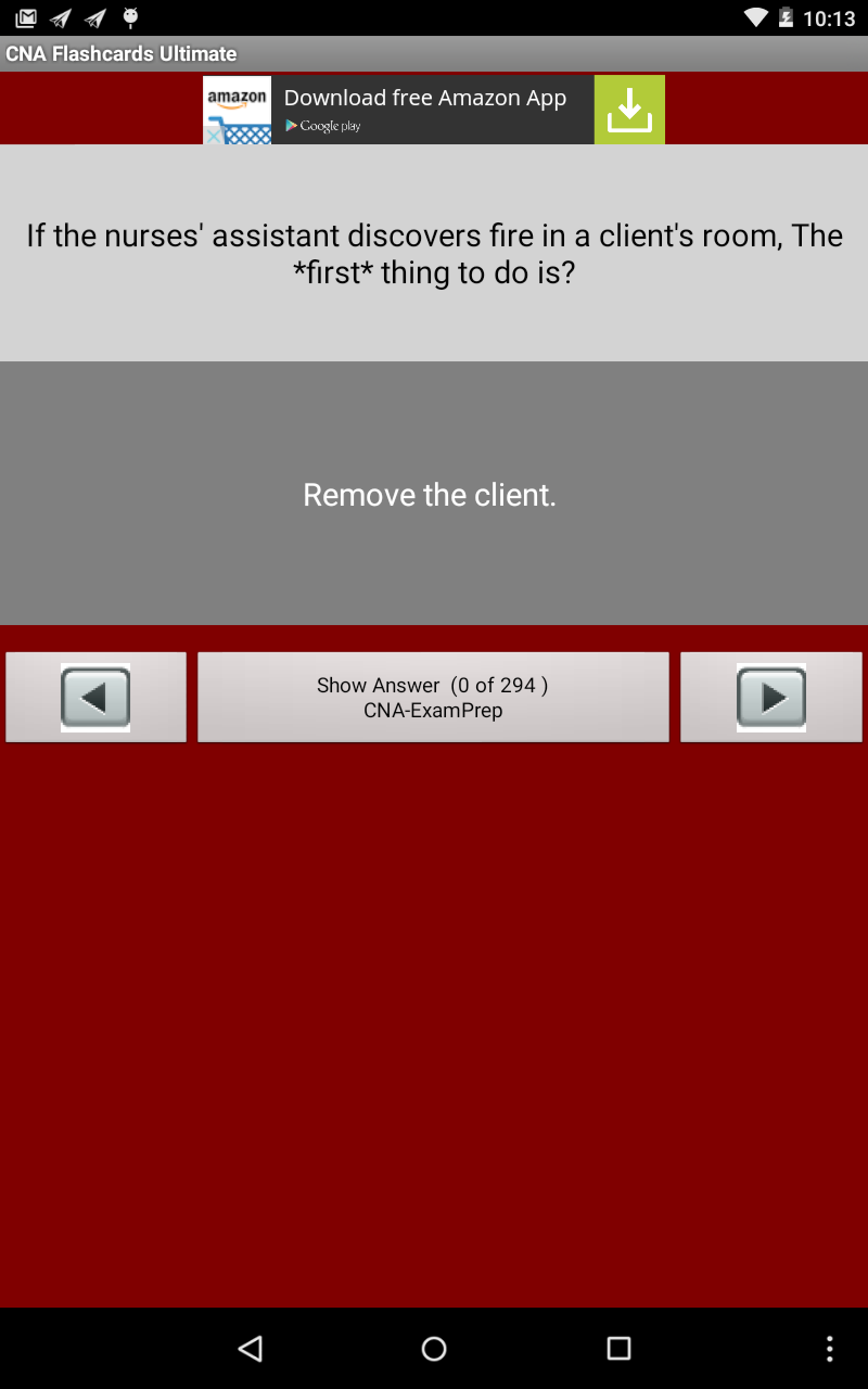 CNA Flashcards Ultimate - App on Amazon Appstore