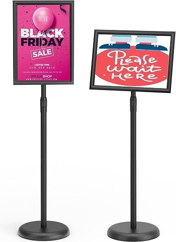 KOOV Soporte de cartel para póster de 8.5 x 11 pulgadas, soporte de ...