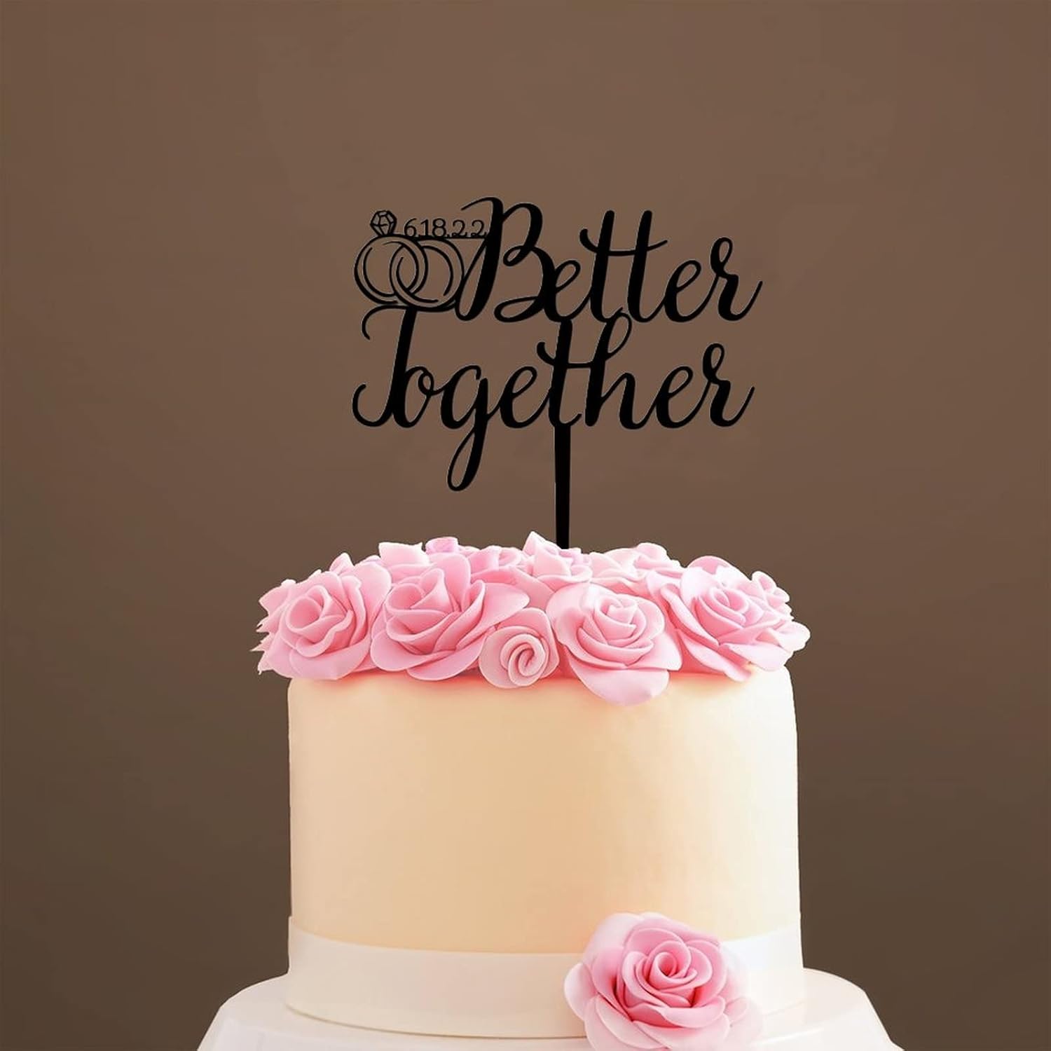 Amazon.com: Better Together Wedding Cake Topper - Better Together Cake ...
