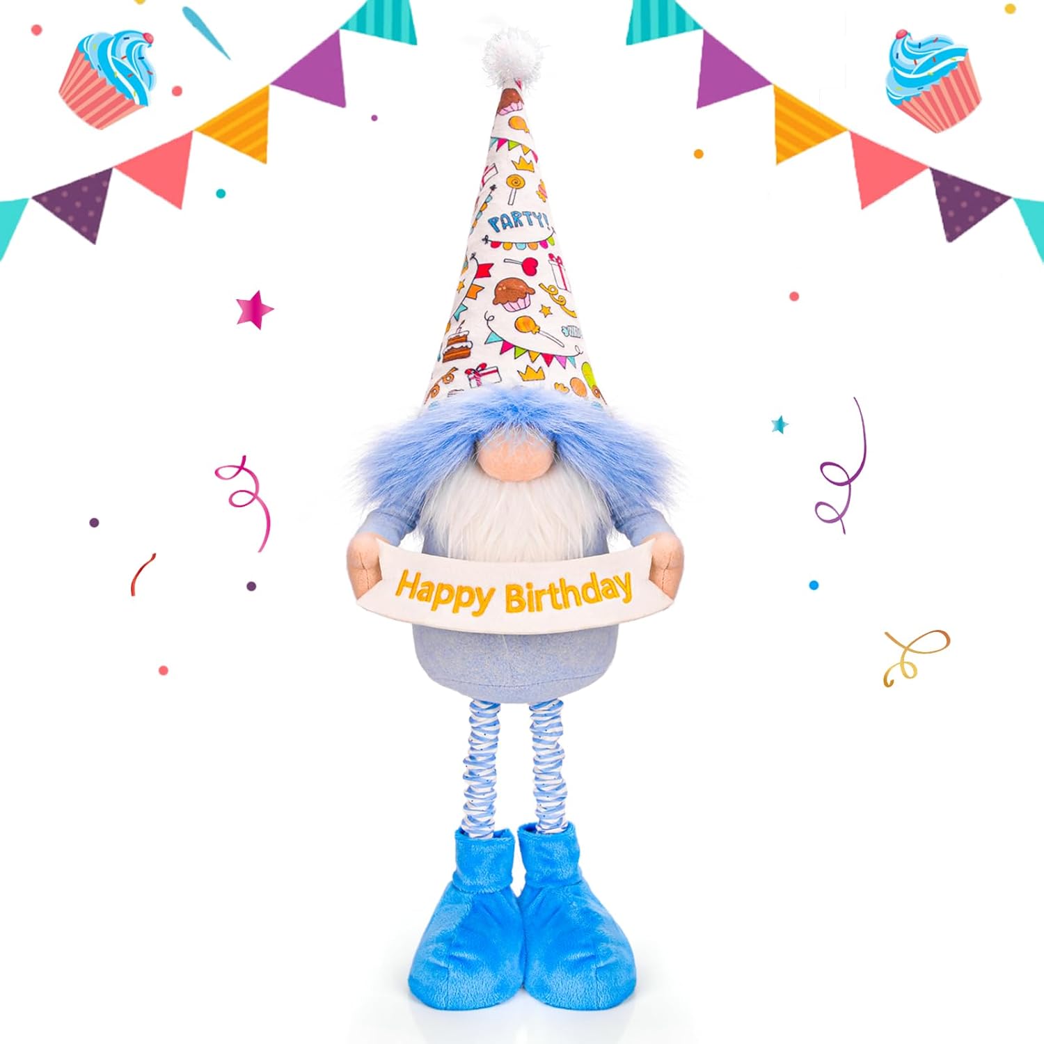Amazon.com: Birthday Gnomes, Happy Birthday Gnomes Plush with ...